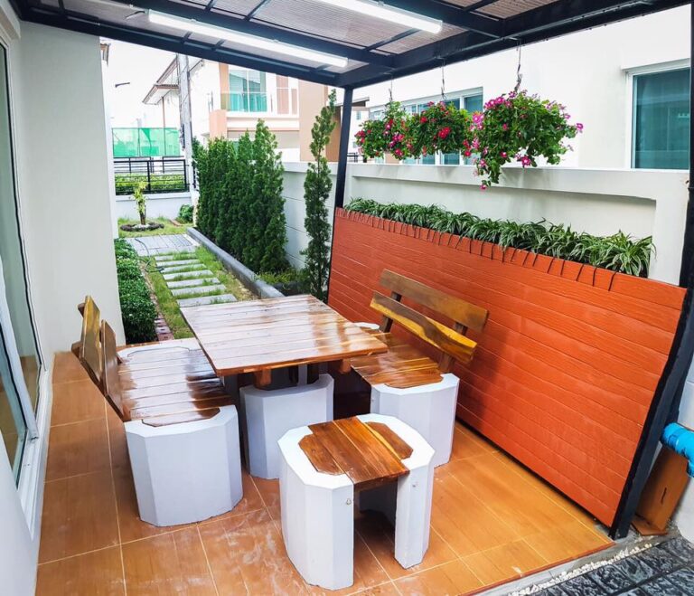 Modern Style Garden Corner Seating Ideas – Engindaily