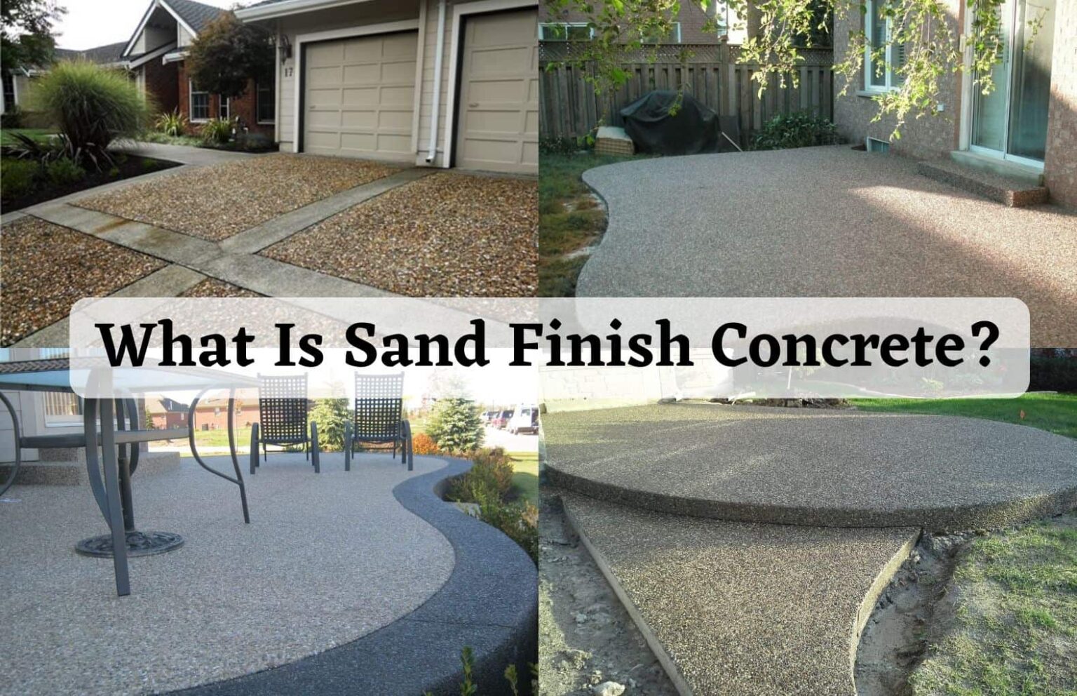 What is Sand Finish Concrete | Types of Concrete Finishes | How Can ...